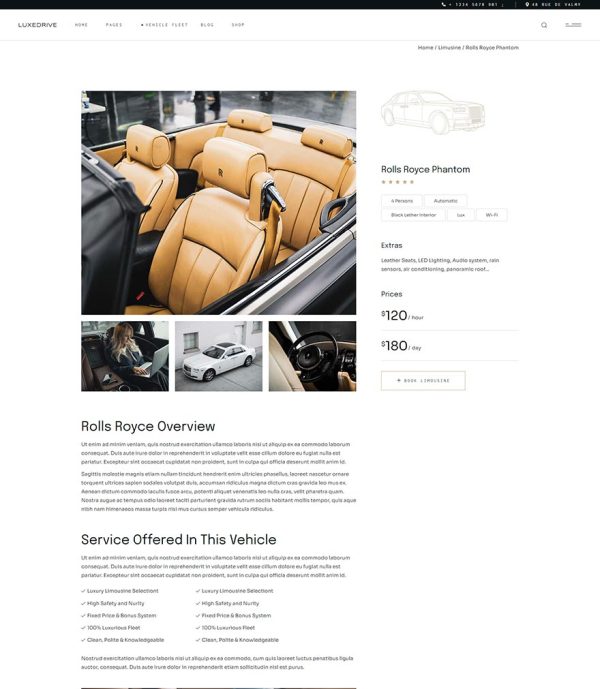 Landing – LuxeDrive